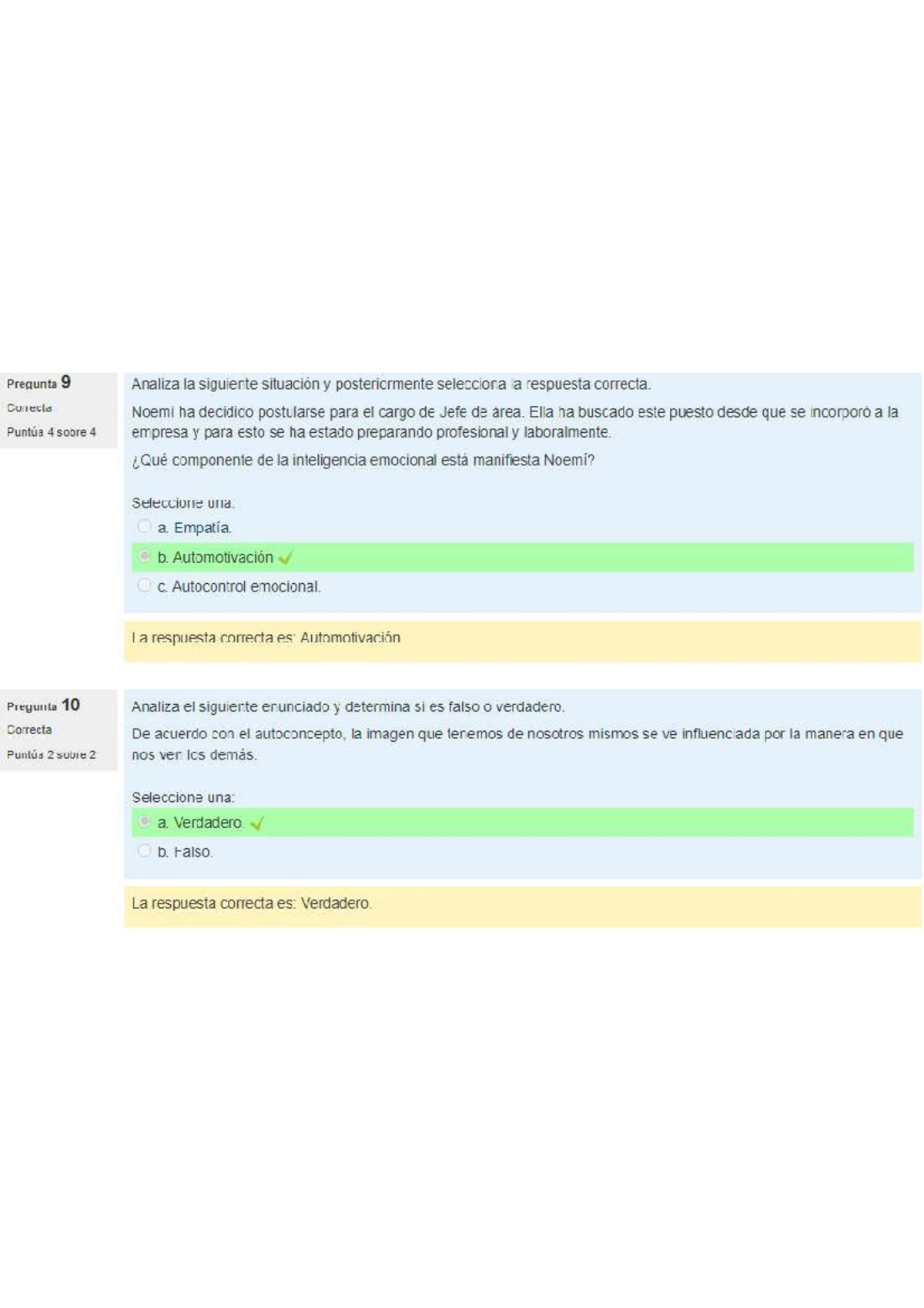 Análisis de Situaciones: Preguntas 9 y 10 - Respuestas Correctas - Studocu