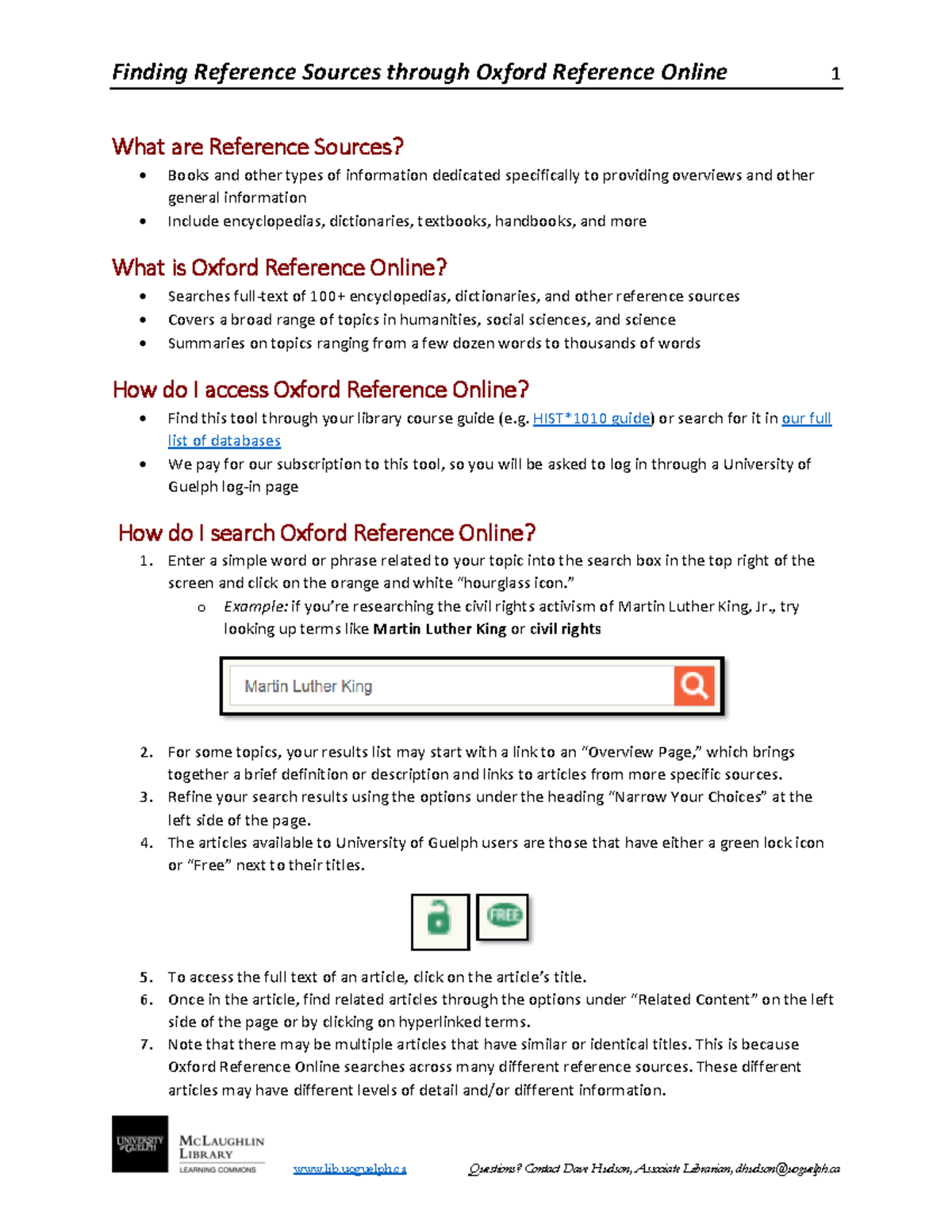 Finding Reference Sources: A Guide to Oxford Reference Online - Studocu
