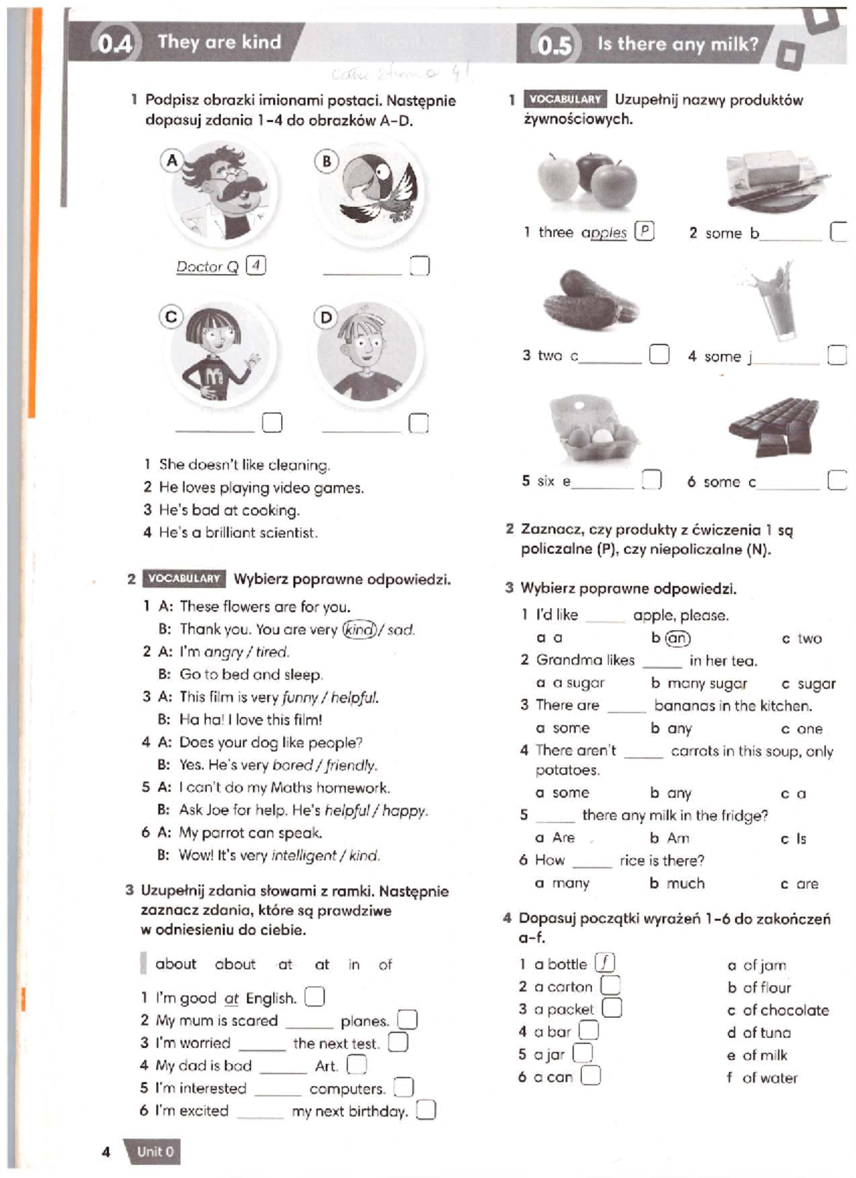 ECA2WB - Vocabulary and Grammar Exercises for Unit 0 - Studocu