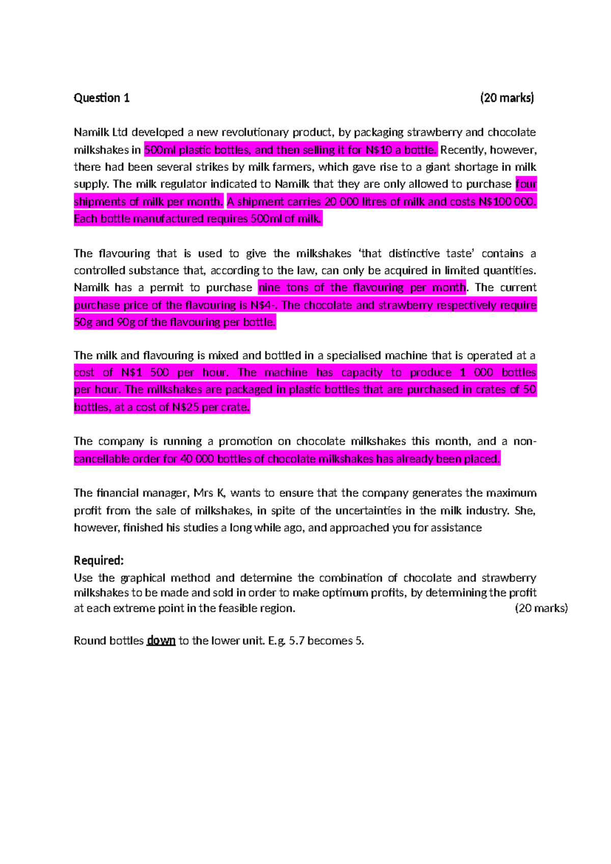 Learning Guide - Unit 2: Linear Programming Solutions and Case Studies ...