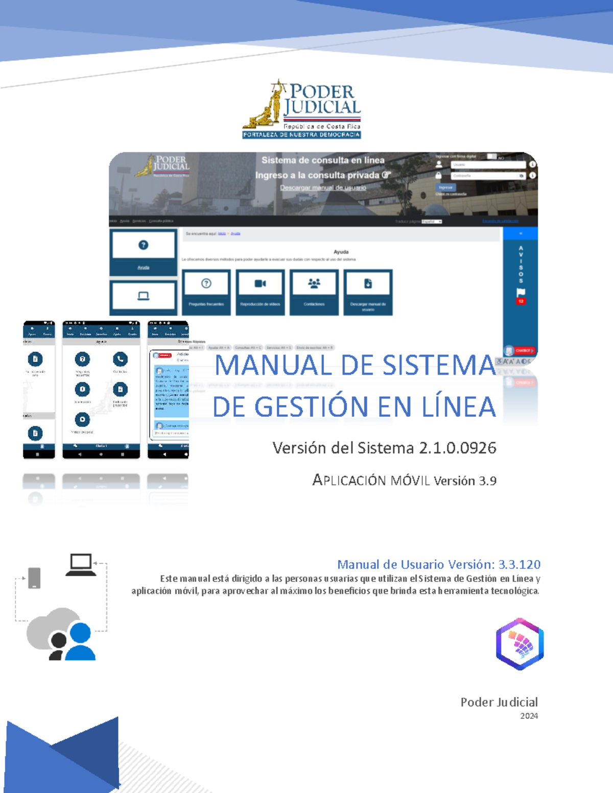 Manual de Usuario del Sistema de Gestión en Línea - Versión 3.3.120 - Studocu