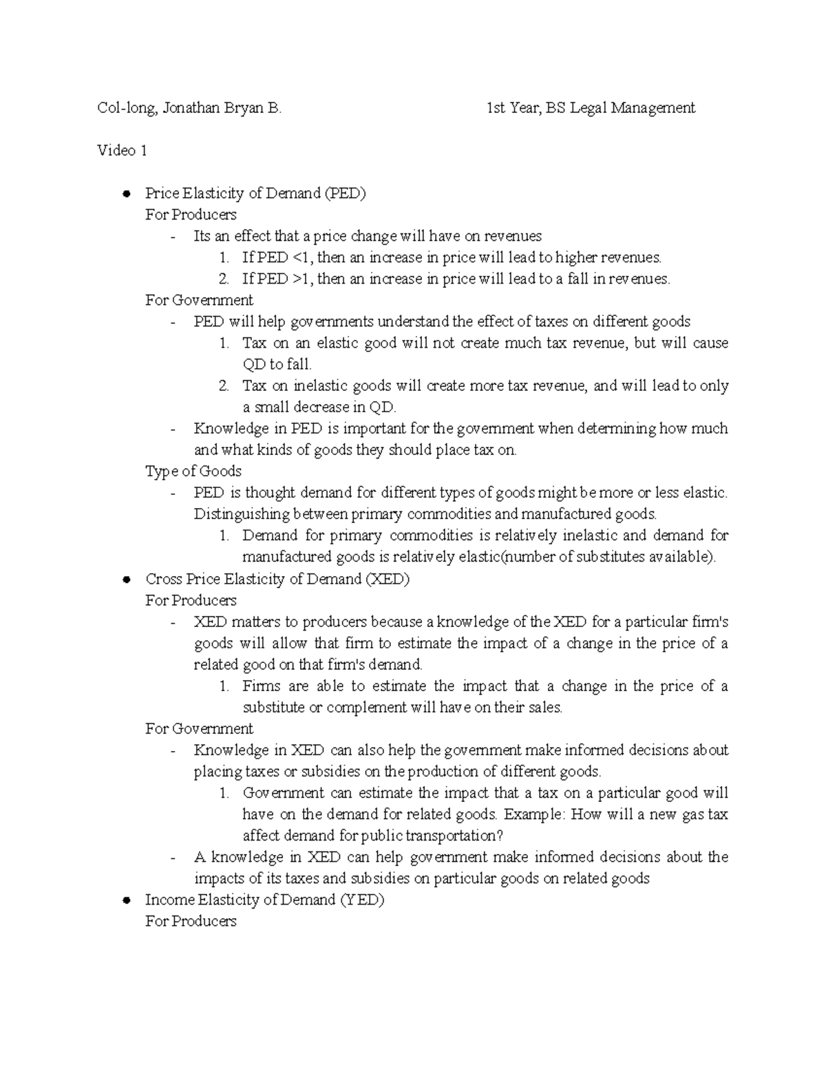 Vid Res 3B - Col-long - Notes - Col-long, Jonathan Bryan B. 1st Year ...