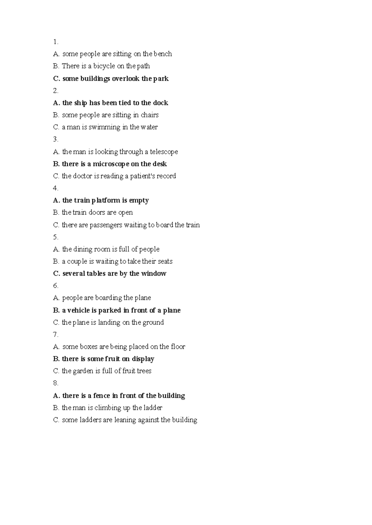 Visual Descriptions: Observations of People and Objects in Various ...