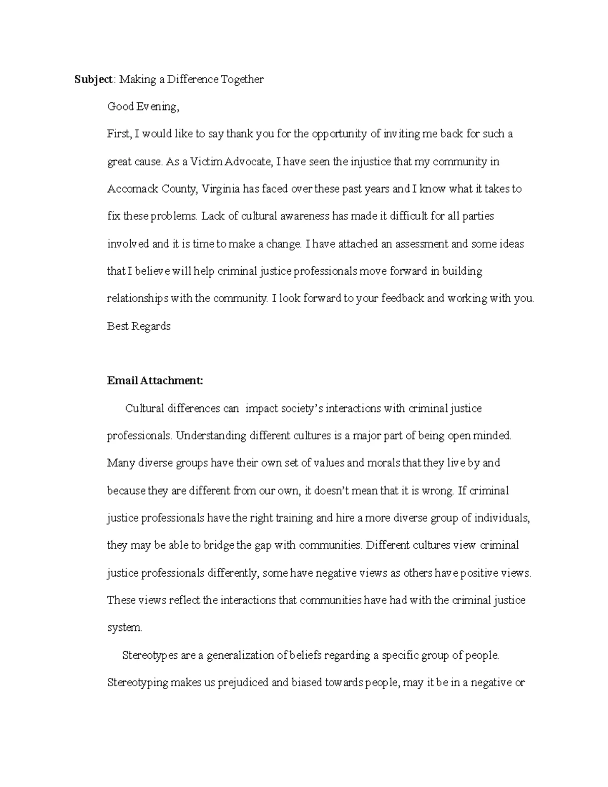 CJ 120 Module Two Practice Activity Template - (A text-only version of ...