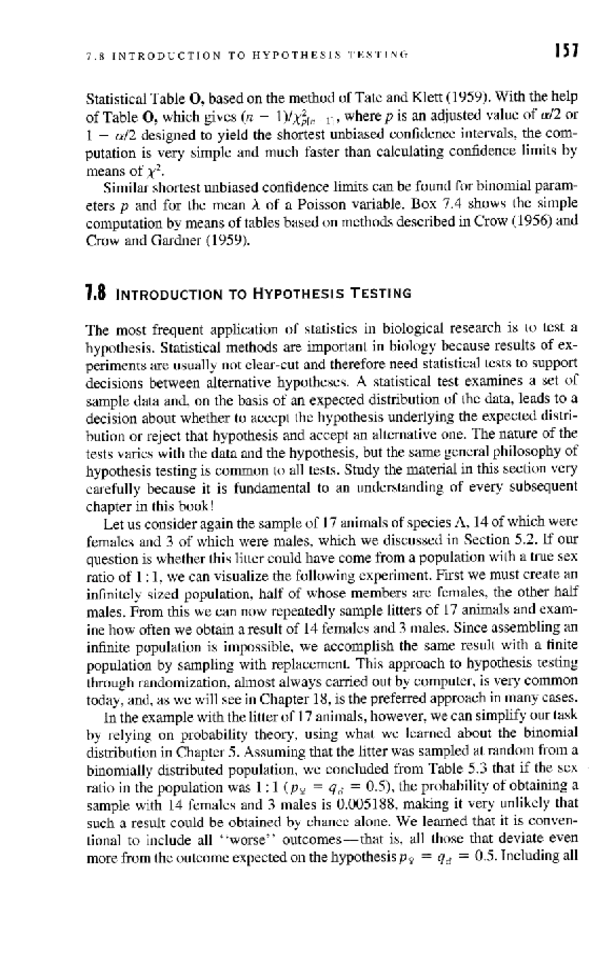 7.8 Hypothesis Testing: Understanding Statistical Methods in Biology ...