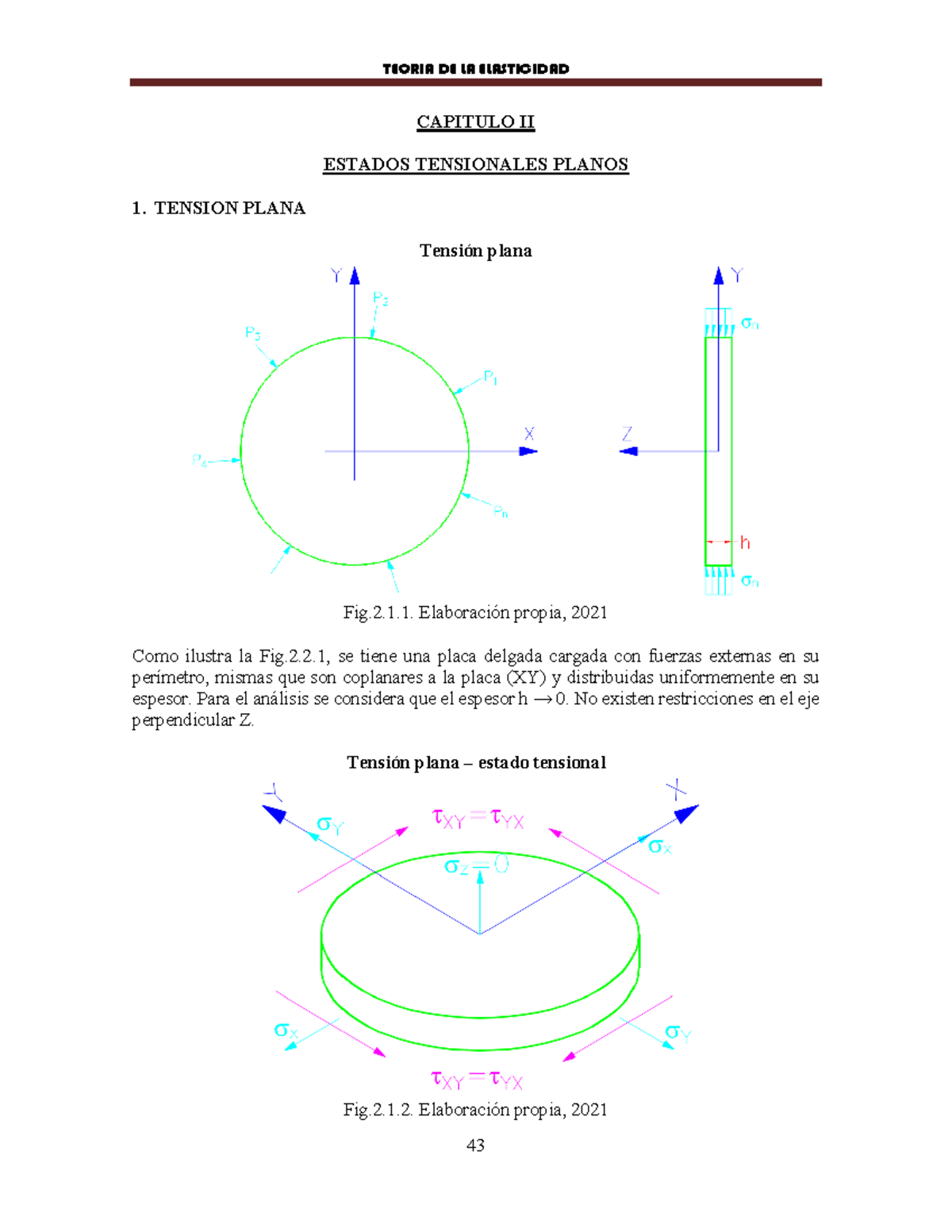 Estudio de Estados Tensionales: Tensión y Deformación Plana - Studocu