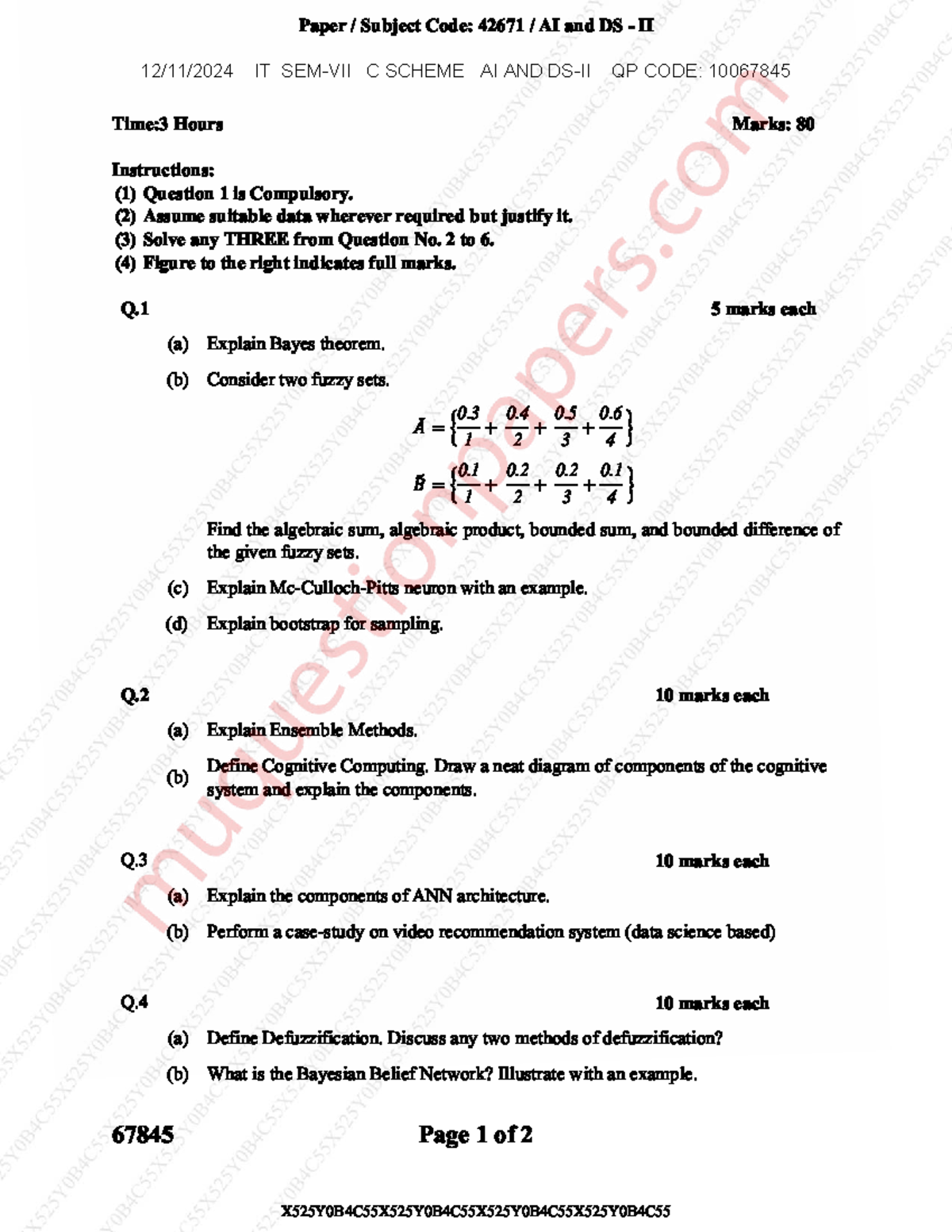 Be information-technology semester-7 2024 december ai-and-ds-ii-rev-2019-c-scheme - - Studocu