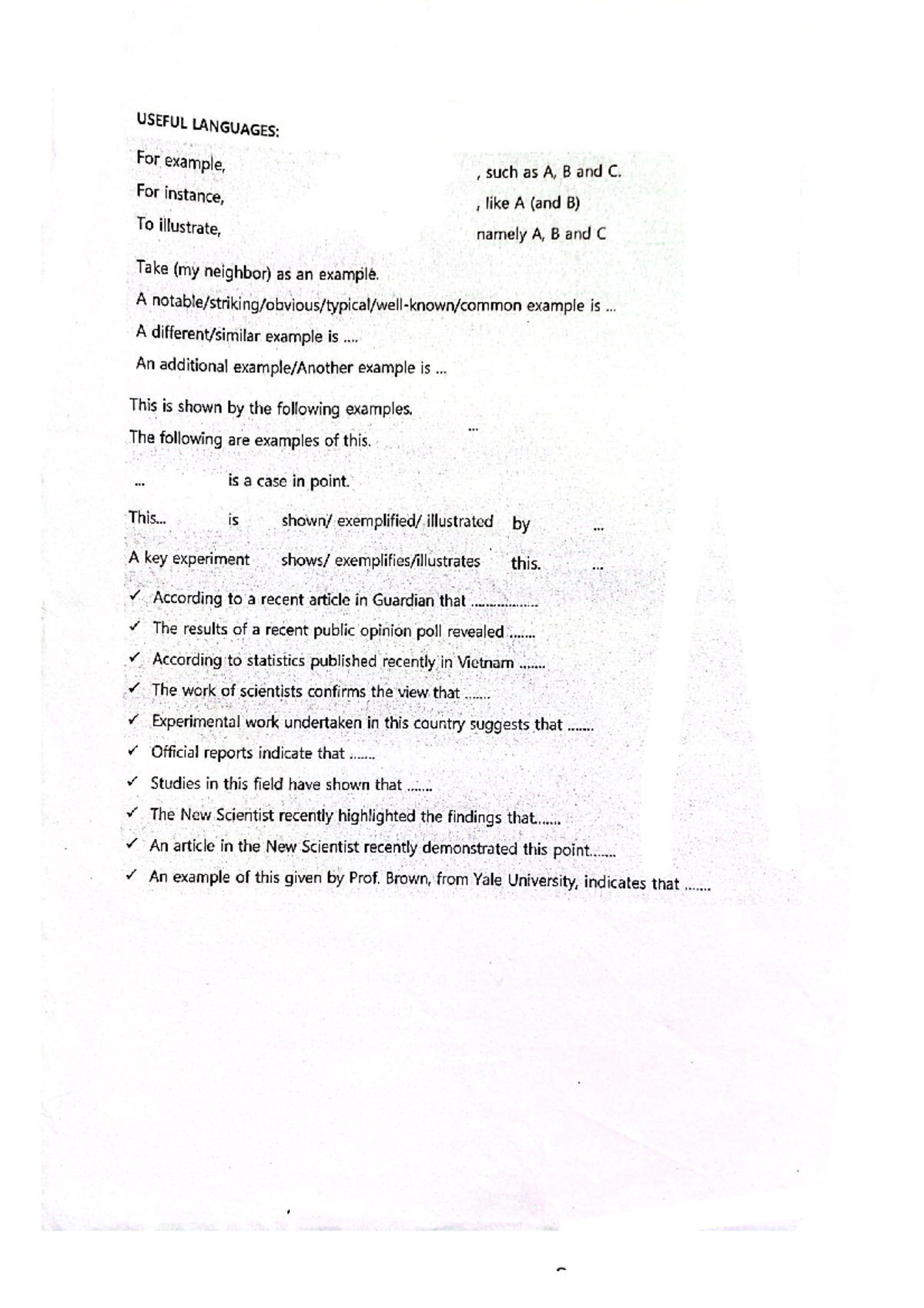 Example - Useful Languages - Linear Algebra - Studocu