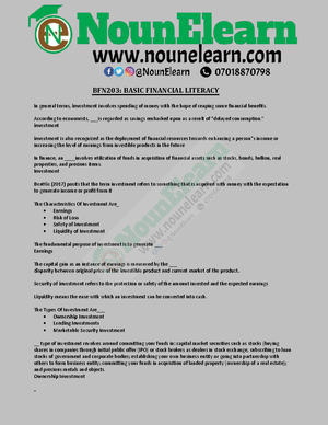 [Solved] What is an example of investment according to economists ...