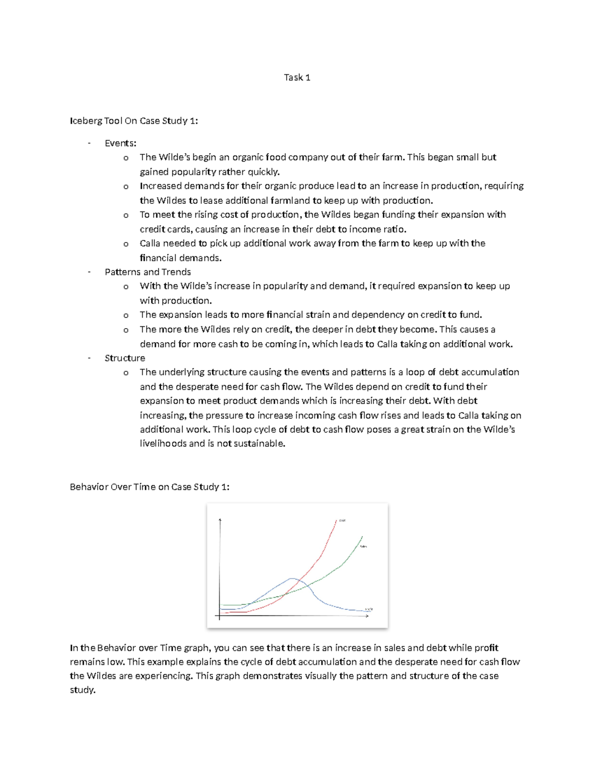Task 1 D372 - Details on the paper for the task - Task 1 Iceberg Tool On Case Study 1: Events: o ...