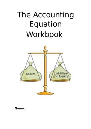 Offical Acc221 Study - ACC 221 Exam 1 Study Guide I. Chapter 1 A ...