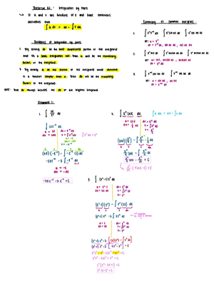 Ch. 2 Trigonometric Integrals: Evaluating Sine and Cosine Powers - Studocu