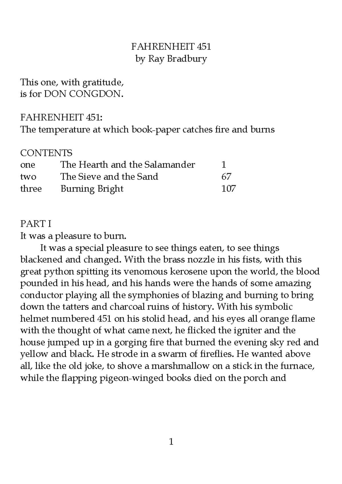 Fahrenheit 451 (ENG 101) - Annotated Overview and Key Insights - Studocu