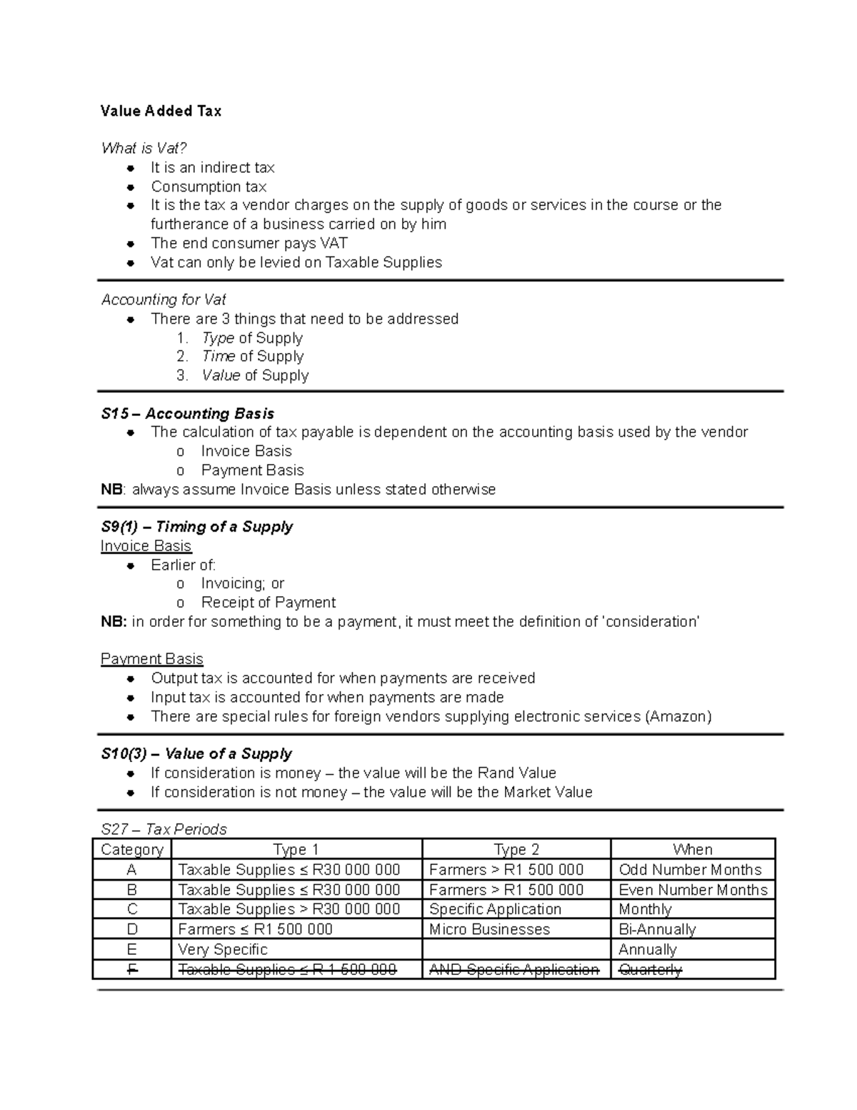 Module 2 - Comprehensive Overview of Value-Added Tax (VAT) - Studocu