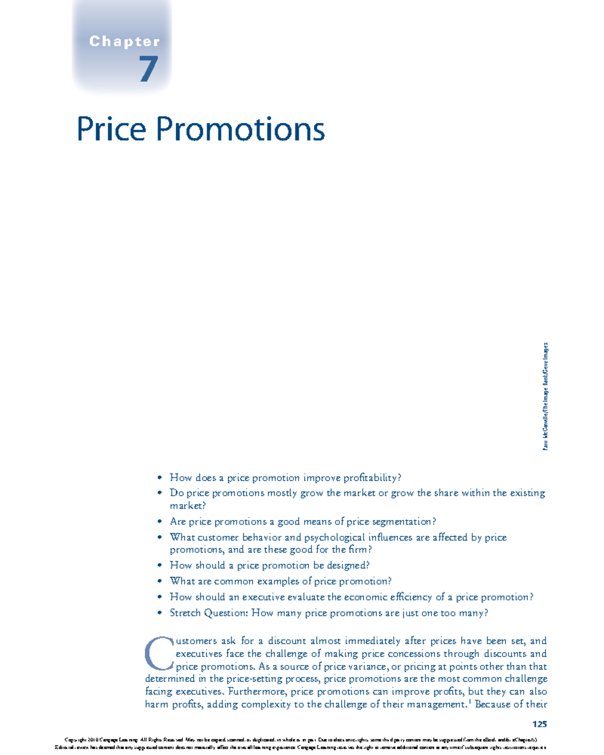 Chapter 7 - Pricing Strategy - 125 C h a p t e r 7 Price Promotions How ...