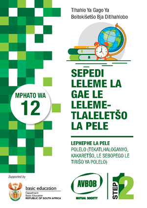 [Solved] Write a lesson plan for grade 2 Sepedi home language on any ...