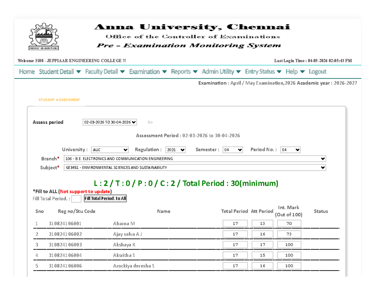 GE3451 - Environmental Sciences & Sustainability Assessment Report ...