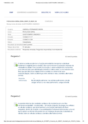 Universidade Paulista 2 - UNIP FICHA DAS ATIVIDADES PRÁTICAS SUPERVISIONADAS APS UNIVERSIDADE ...