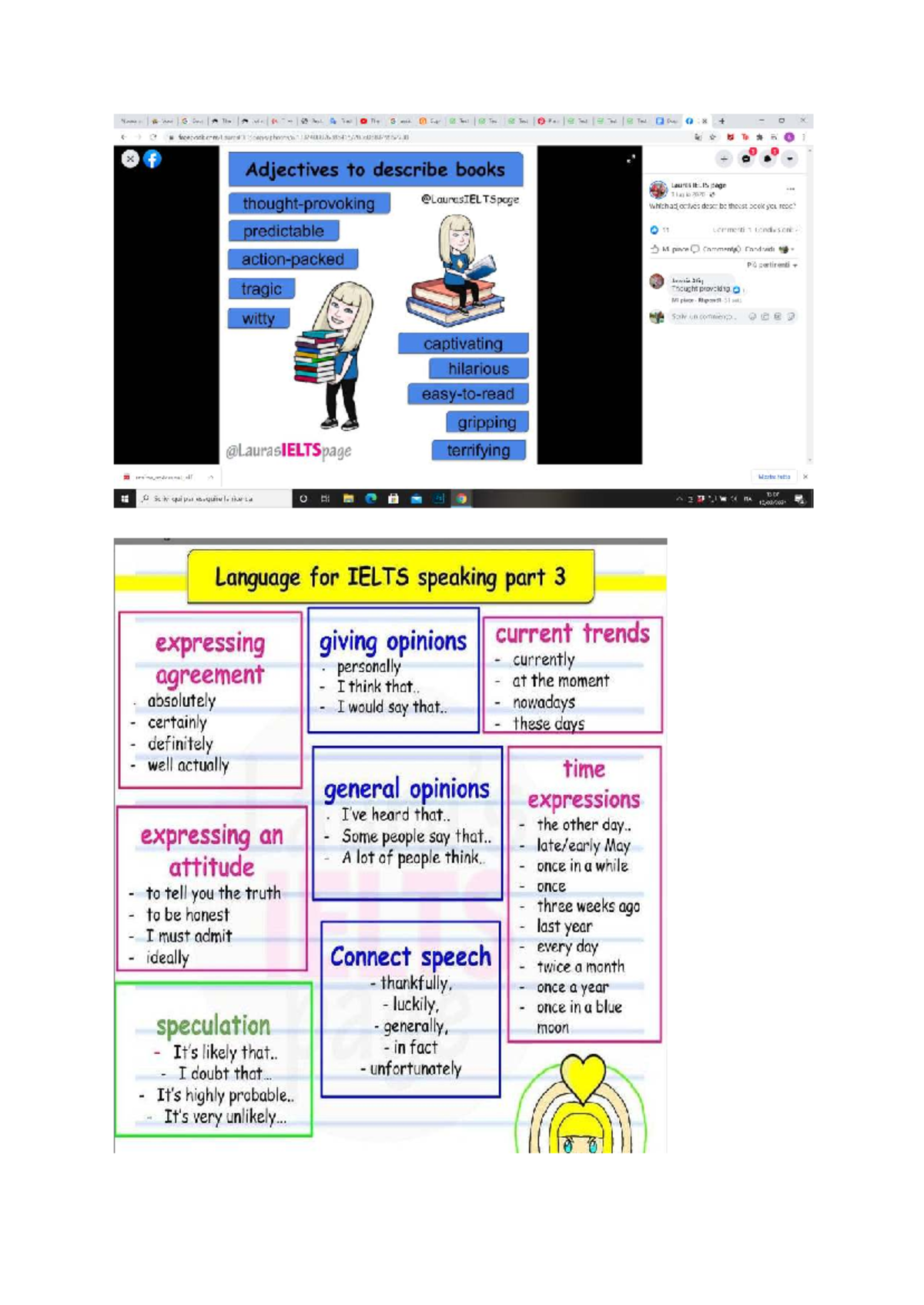 Adjectives for Book Descriptions: IELTS Prep Guide - Studocu