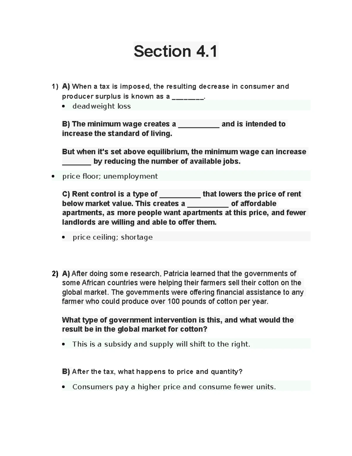 ECO-201 Module 3 Quiz 14: Analyzing Supply & Demand Determinants - Studocu