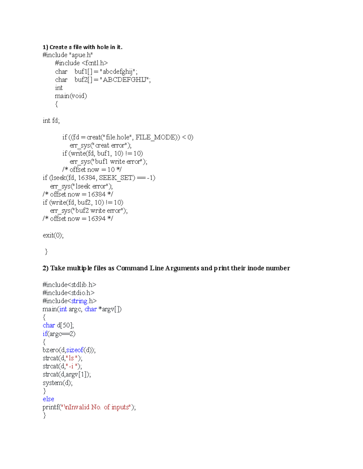 Advanced Operating Systems Practical Programs (Syllabus 2023-24) - Studocu