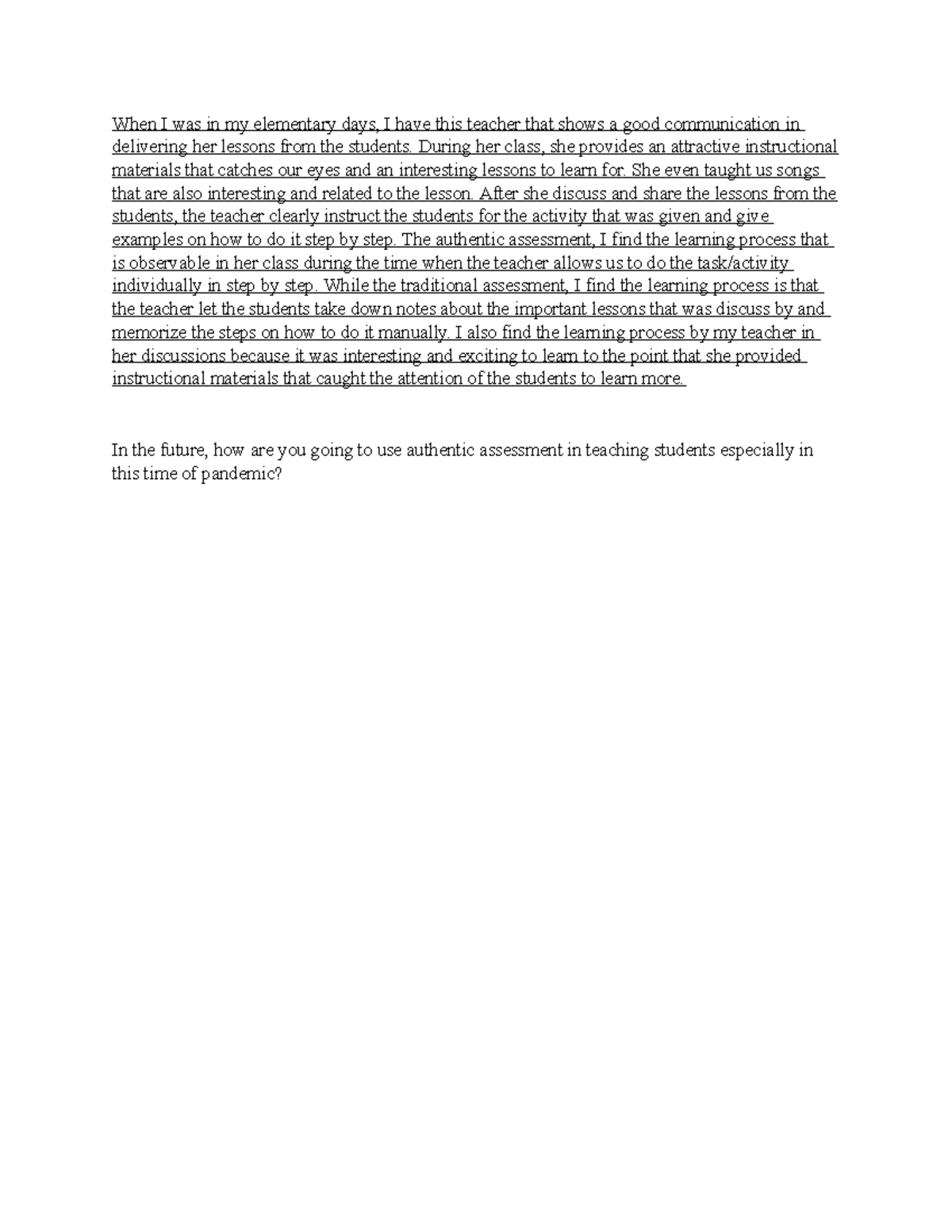 educational lecture notes - When I was in my elementary days, I have ...