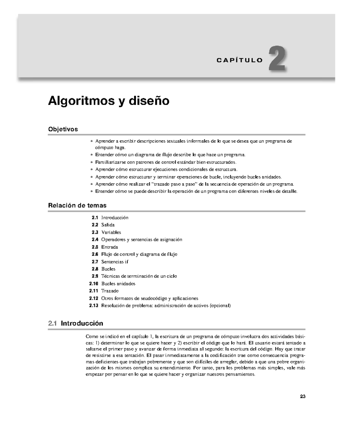 CAPÍTULO 2: Algoritmos y Diseño en Programación Java - Studocu