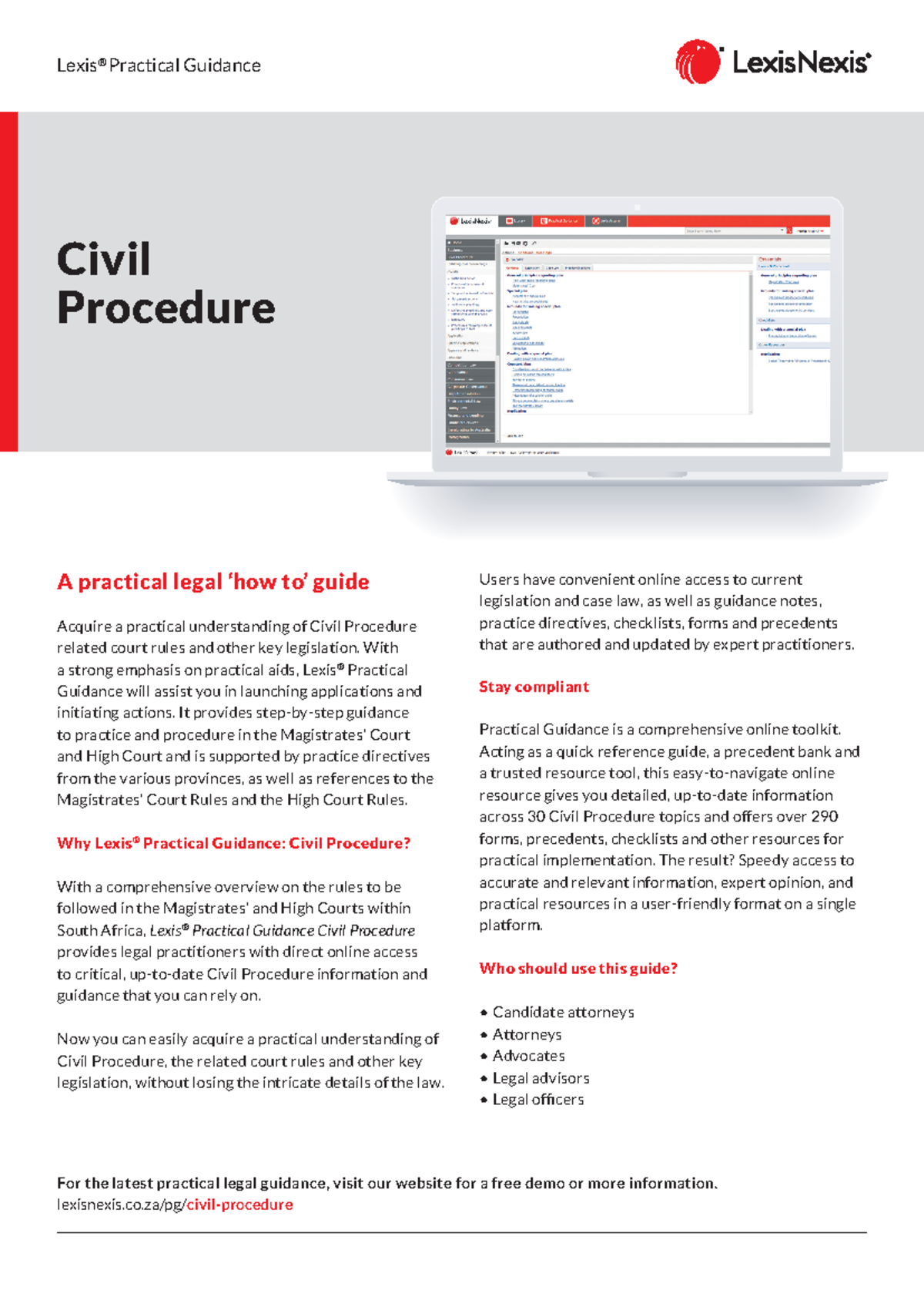 Civil-Procedure - Notes - Lexis® Practical Guidance For the latest ...