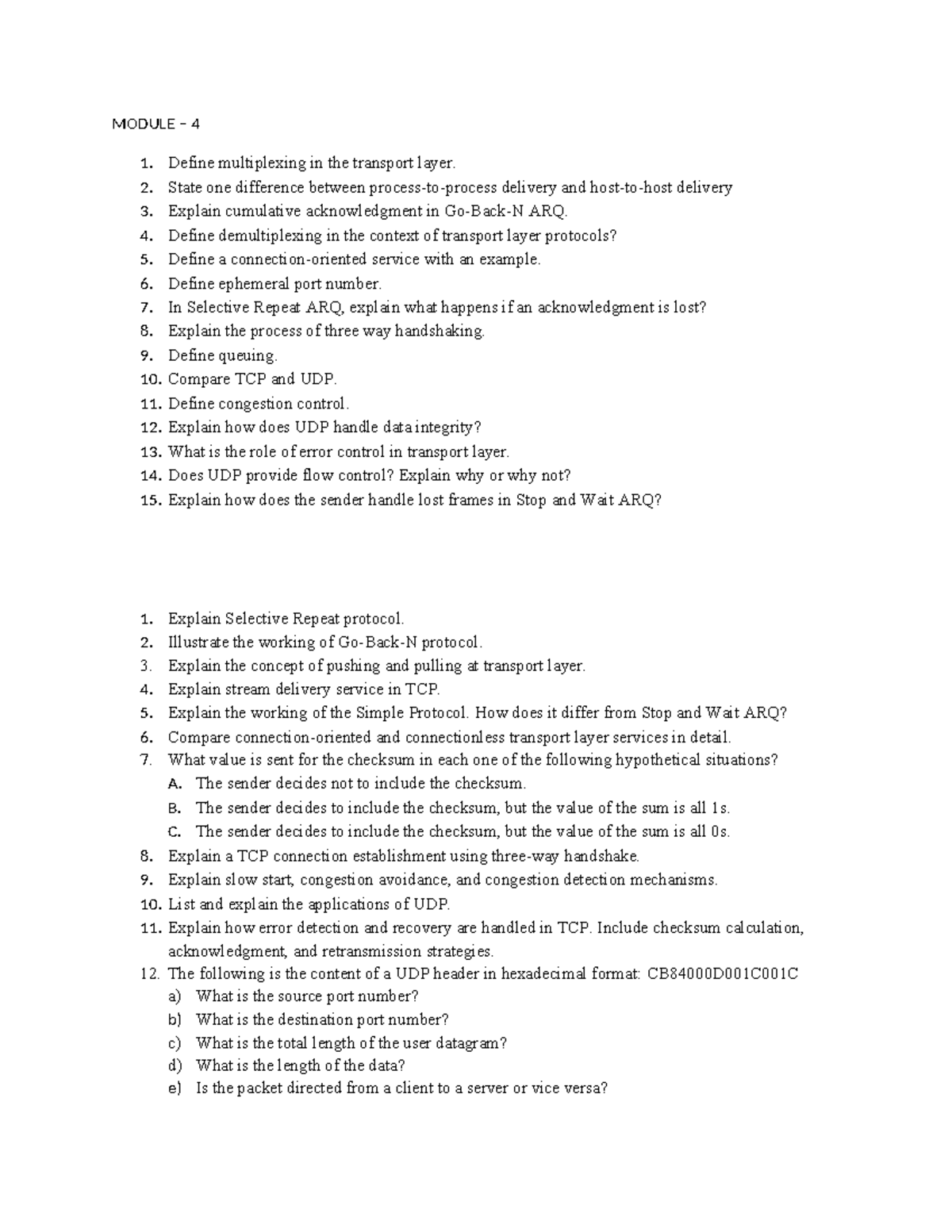 Wireless Communication Notes: Module 4 & 5 Overview - Studocu