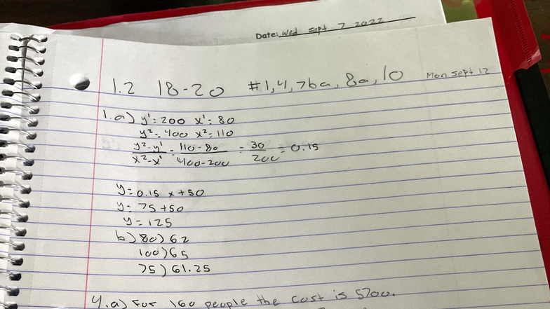 1.2 Math Homework Review - Earlson Course Notes - Studocu