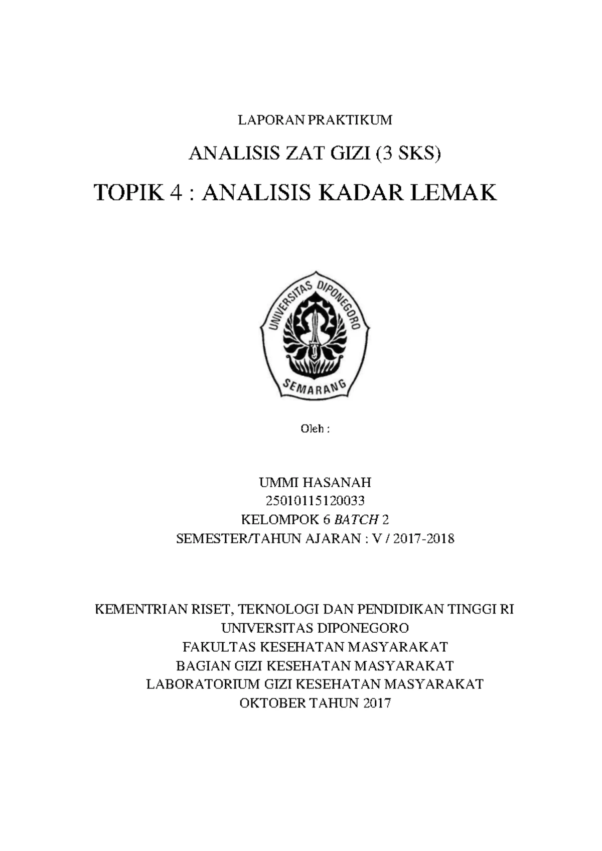 B2 Praktikum 3 Weighed Food Record dan Estimated Food Record - LAPORAN ...