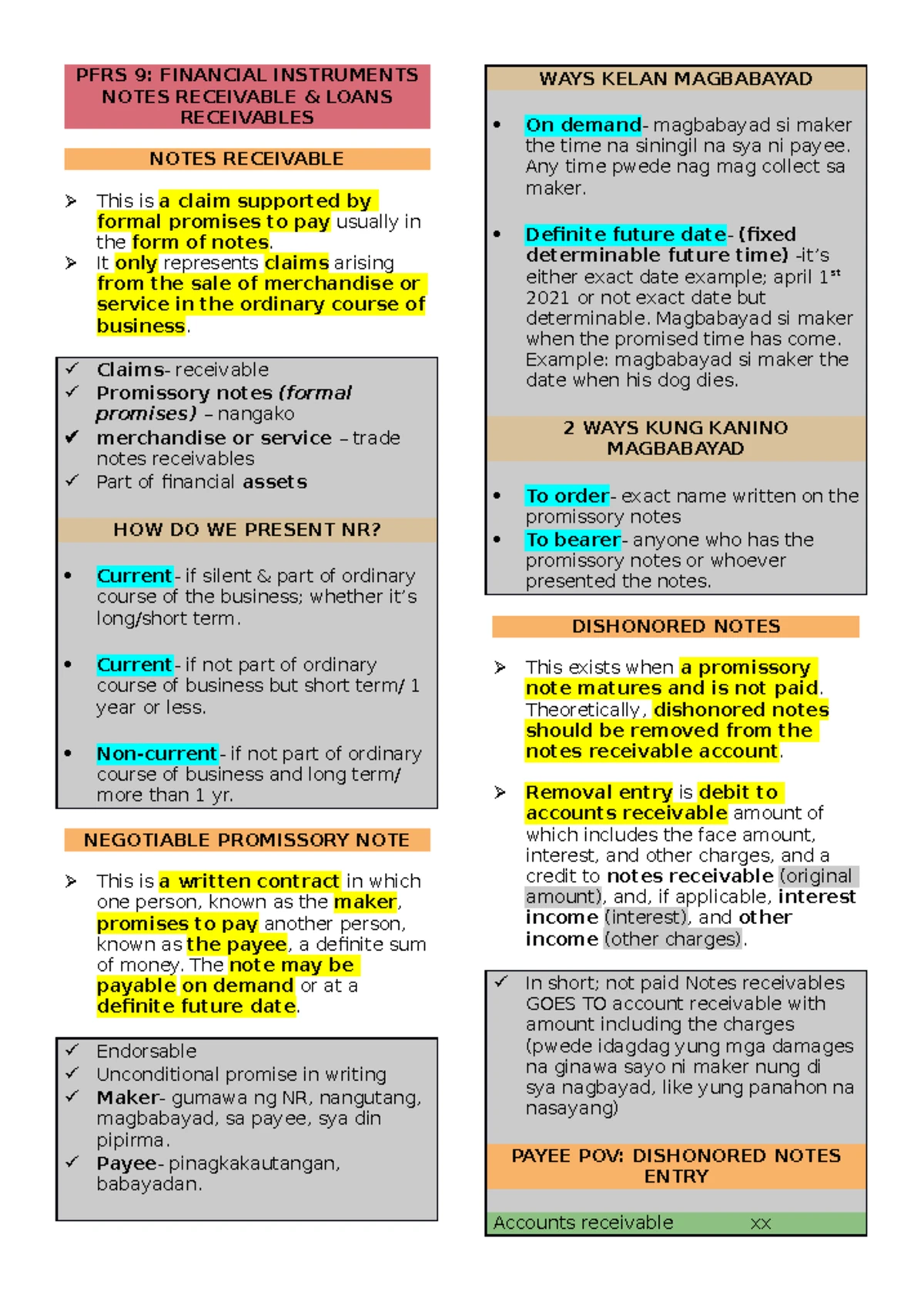 Accounts- Receivable- Handout - Module on Accounts Receivable ...