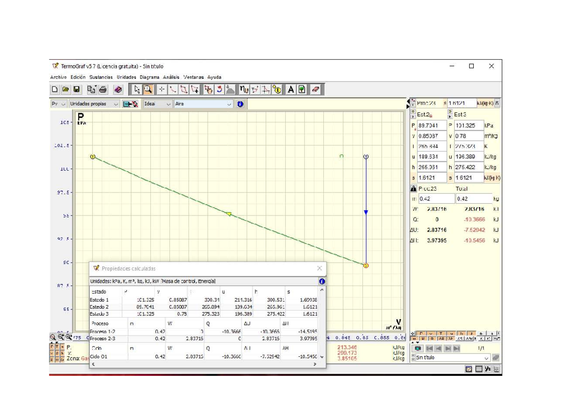 Termodinámica: Análisis de Propiedades y Procesos - TermoGraf v5.7 ...