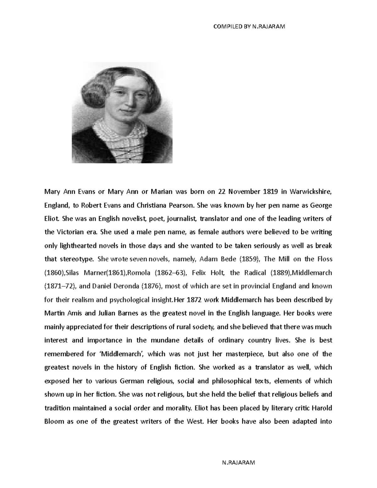 Silas Marner (ENG123): A Study of Themes and Character Analysis - Studocu