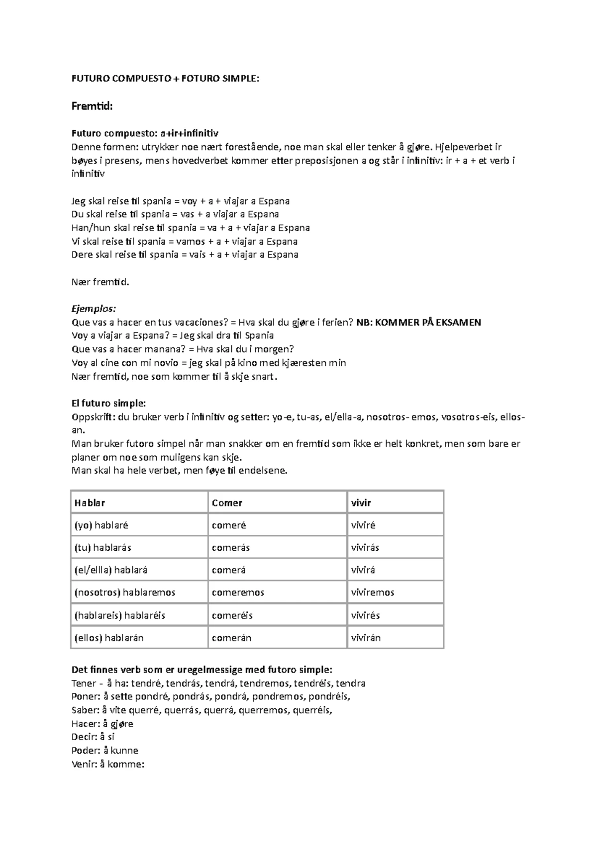 Presens Perfektum - PRESENS PERFEKTUM: Utrykker at en hendelse har en eller annen forbindelse ...