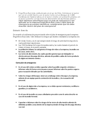 Respuestas tarea 6 - trabajo semana 6 aplicación de protocolos minsal - A modo de introducción ...