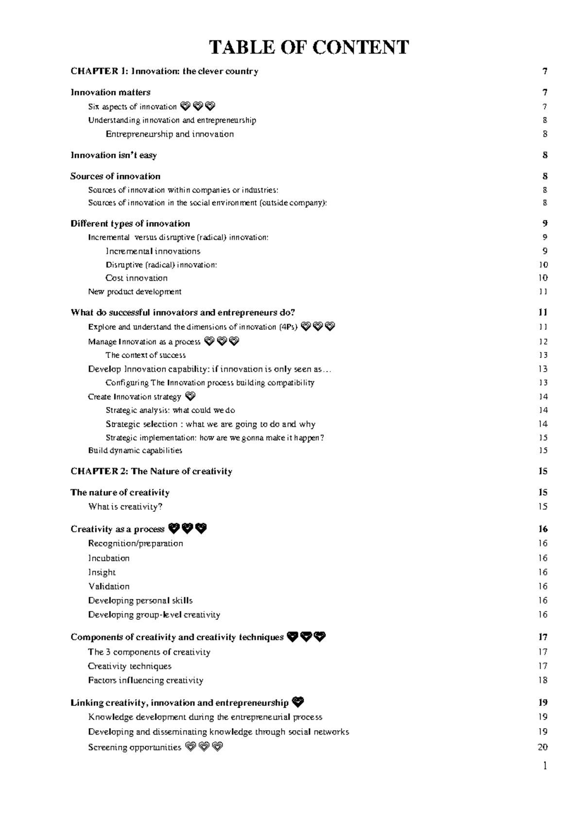 EIM 101: Innovation and Creativity in Entrepreneurship - Chapter ...