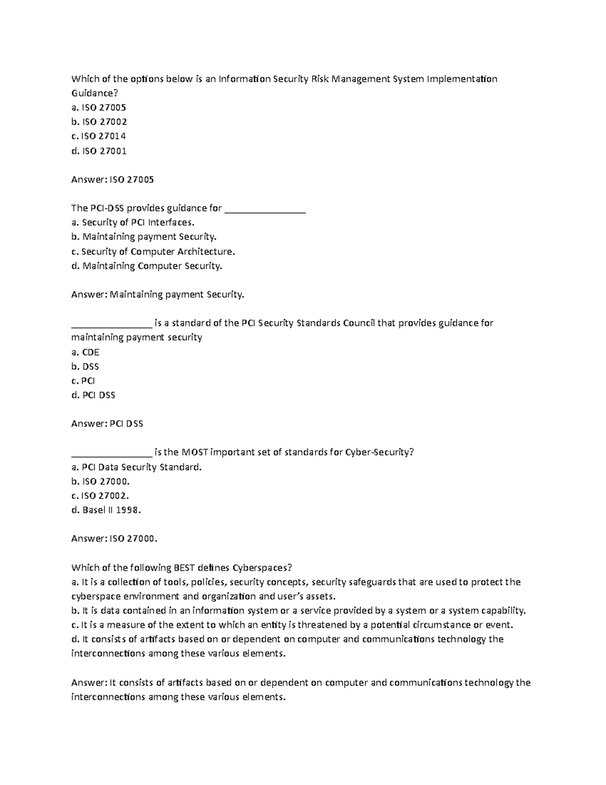 Programming 511 exam 2019 - Studocu