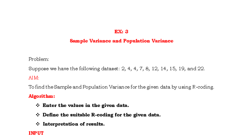 Sampling 2 - Practical: Variance & Stratified Sampling Techniques - Studocu