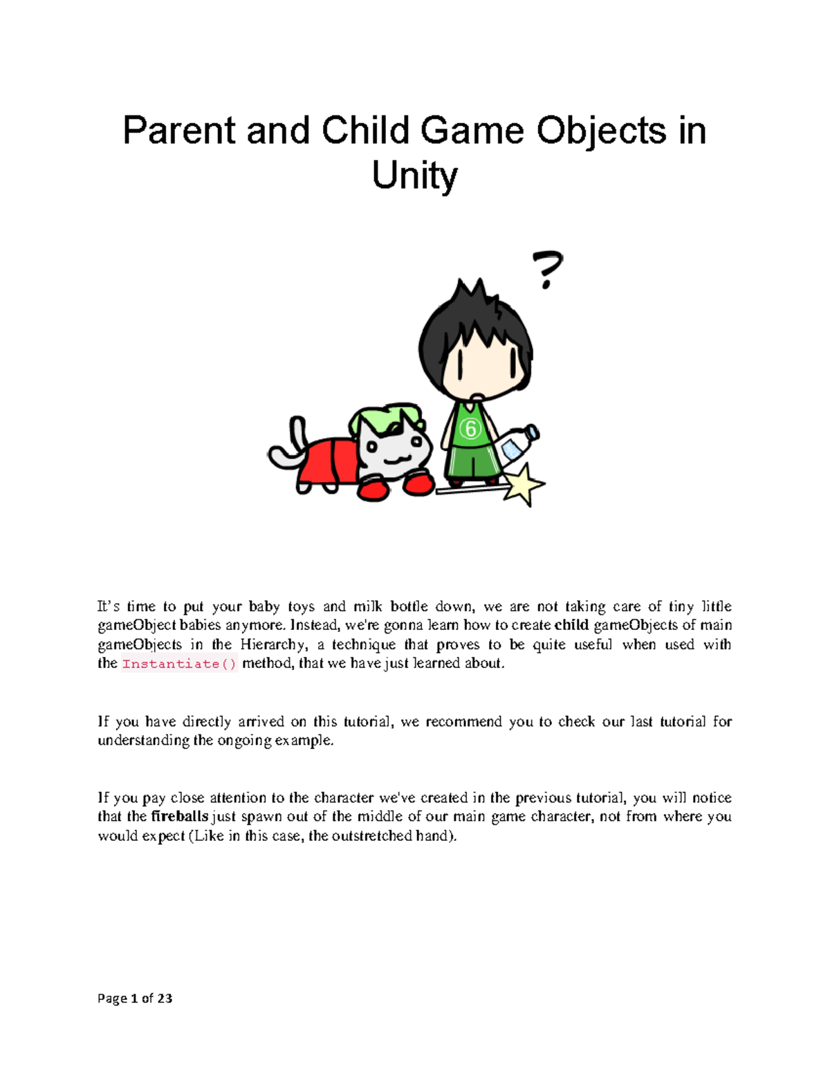 Unity: Parent and Child Game Objects Tutorial for Game Development ...