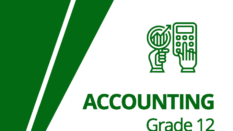 Grade 12 Accounting: Financial Statements Theory Notes - Studocu