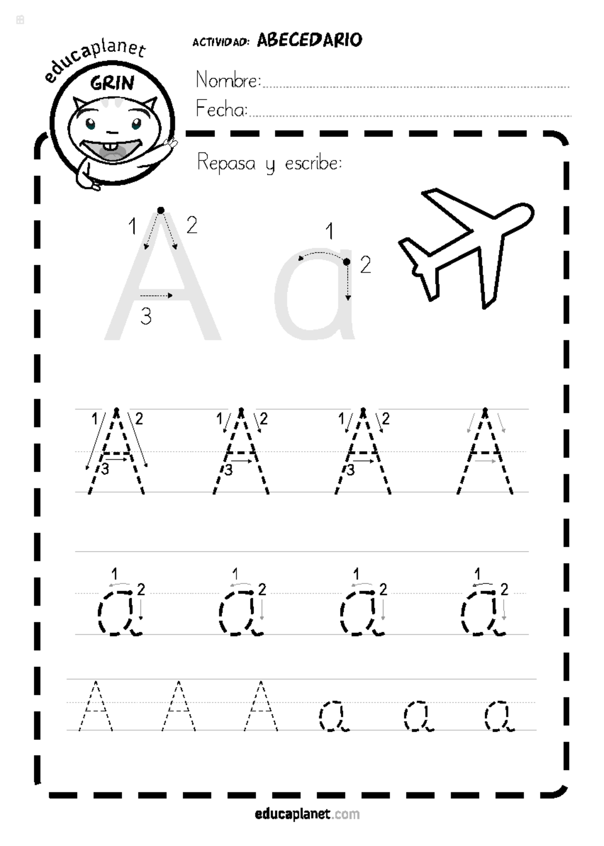 ABECEDARIO ACTIVIDAD - Alfabeto Fichas para Niños - Studocu