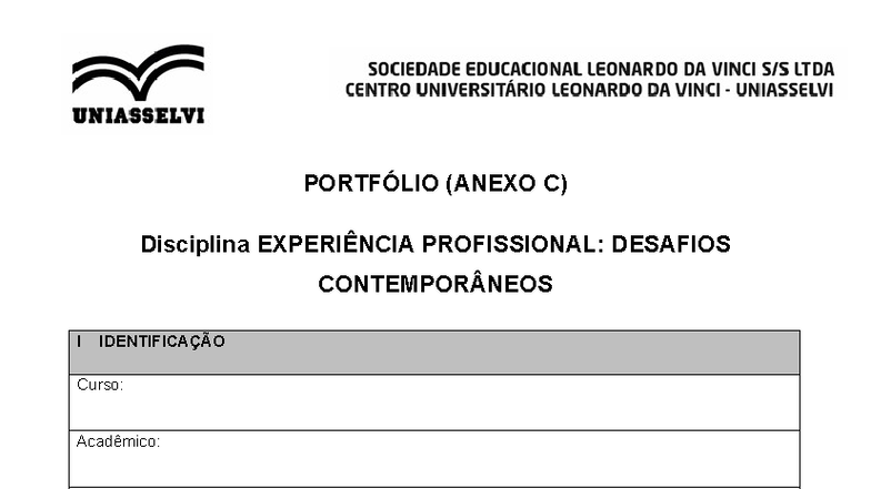 Anexo%20C Portf%c3%b3lio%20 - PORTFÓLIO (ANEXO C) Disciplina ...