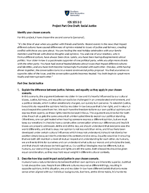 [Solved] 1 Explain the difference between justice fairness and equality ...