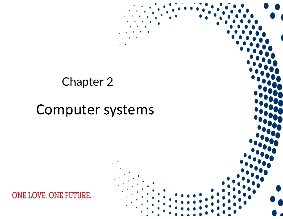 Chapter 2 - Computer Systems Overview for IT Course 2025 - Studocu
