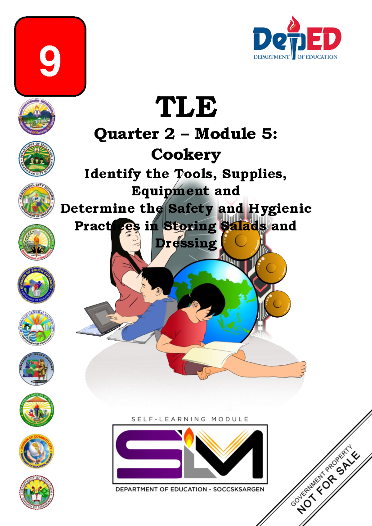 Quarter 2 TLE Grade 9 SLM: Cookery Module 5 - Storing Salads ...