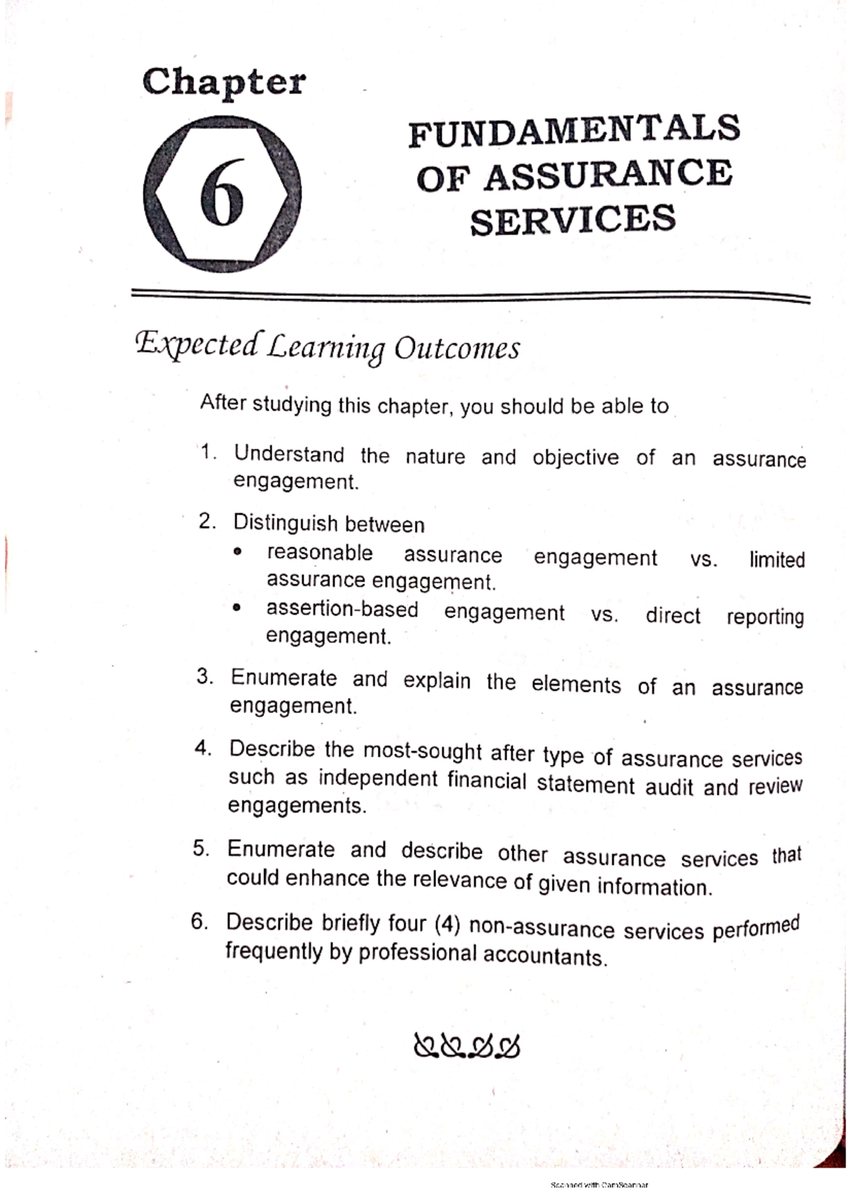 Auditing Chapter 6: Key Concepts and Highlights - Studocu