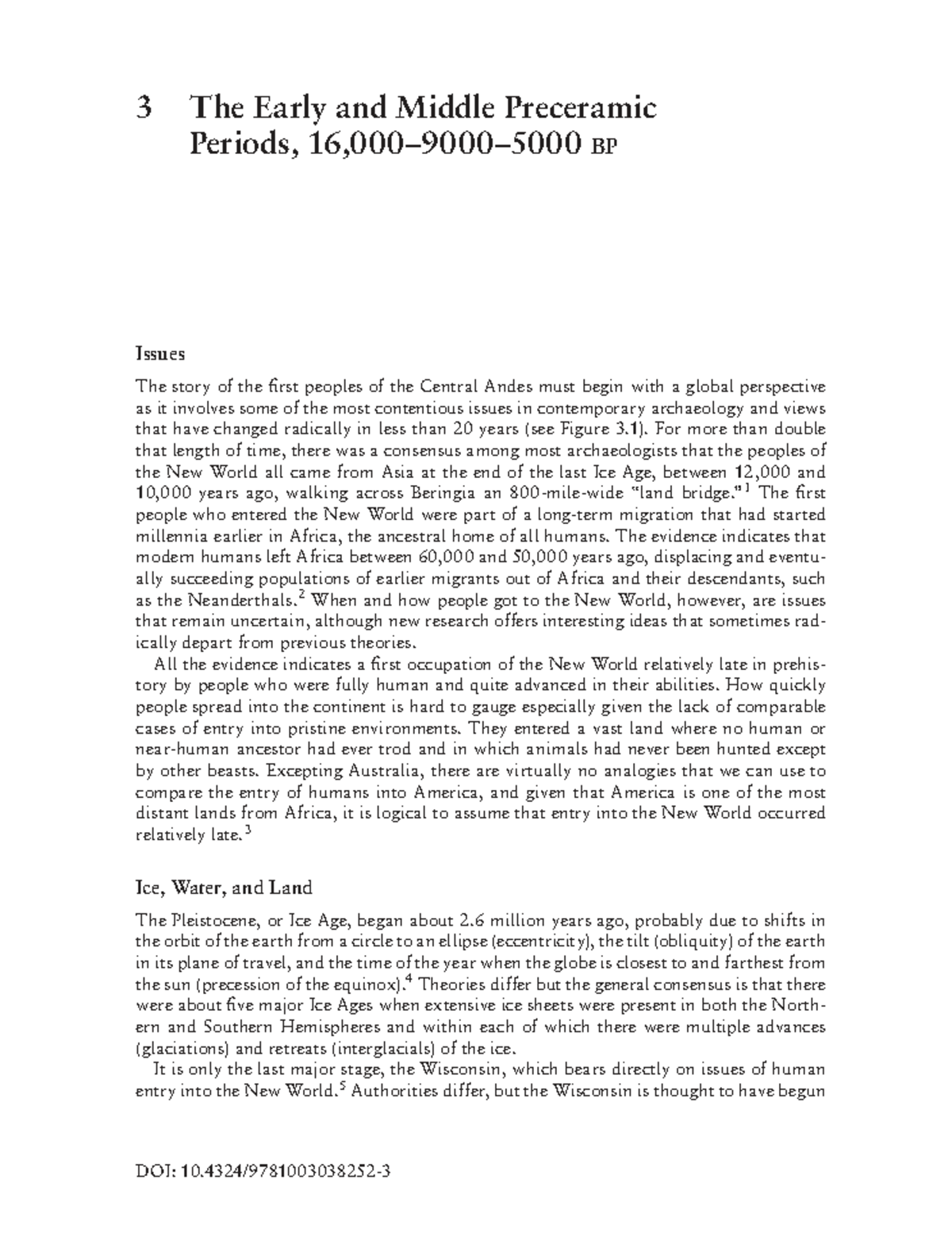 Middle Preceramic Cultures of the Central Andes: An Archaeological ...