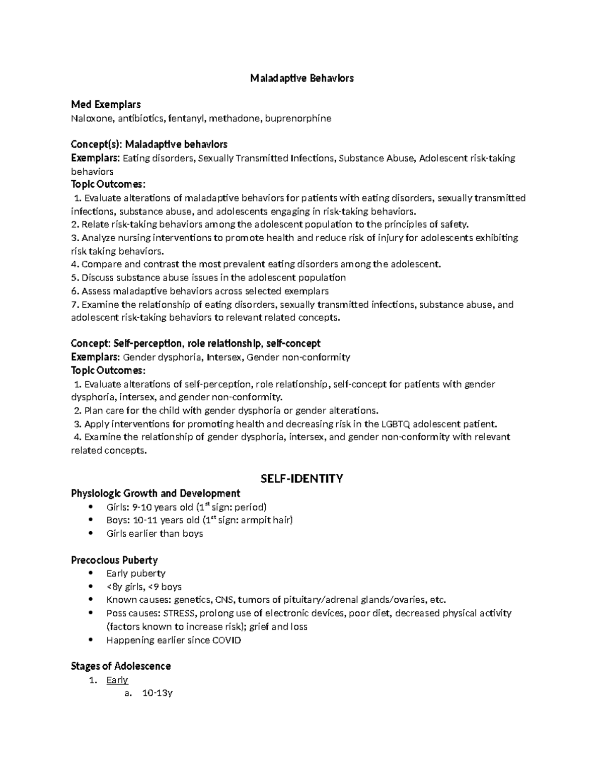 Maladaptive Behaviors in Adolescents: Nursing Interventions & Health ...