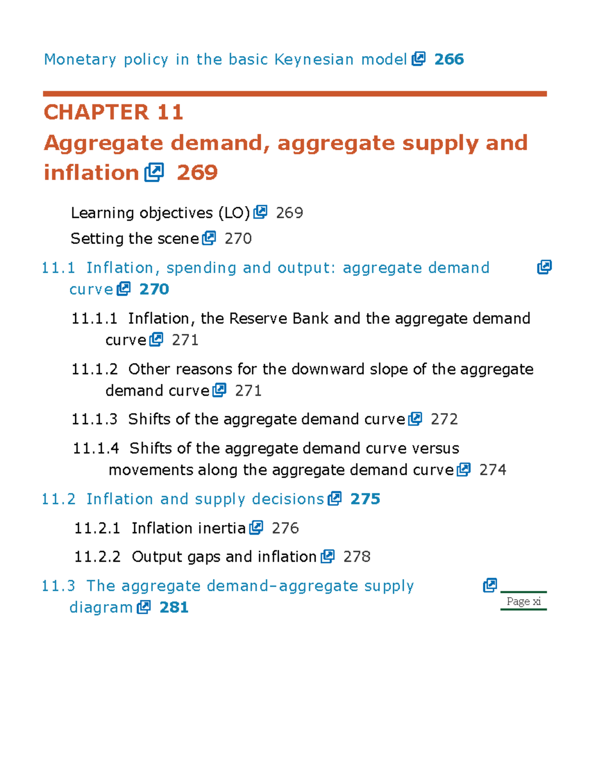 Monetary Policy & Inflation in Keynesian Model - CH 11 Analysis - Studocu
